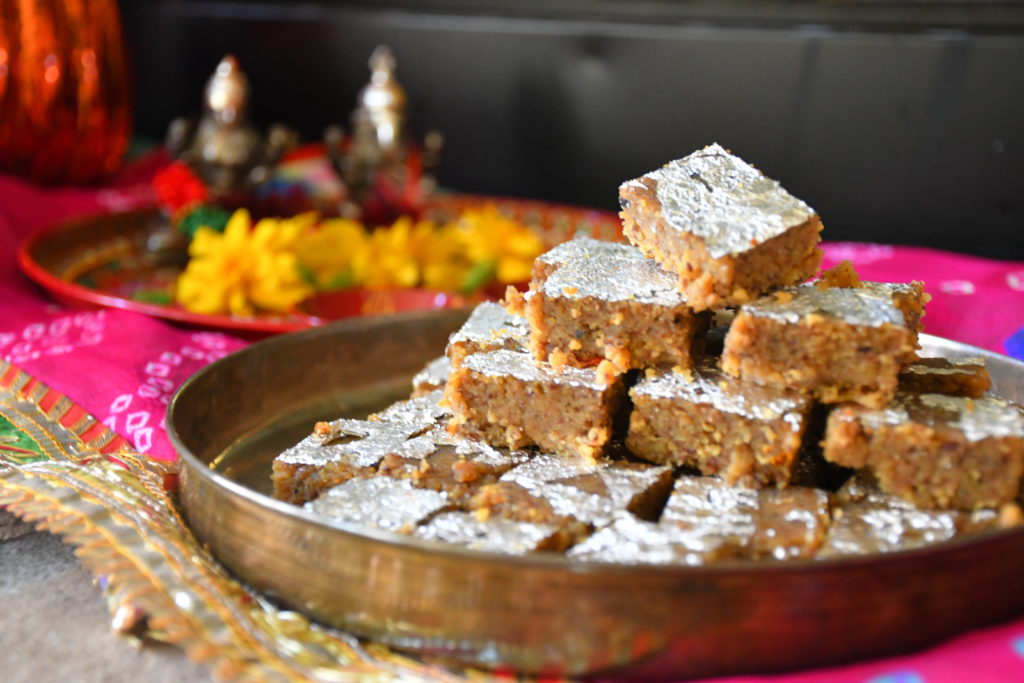 Sooji Badam Barfi / Halwa | Mudita's Kitchen