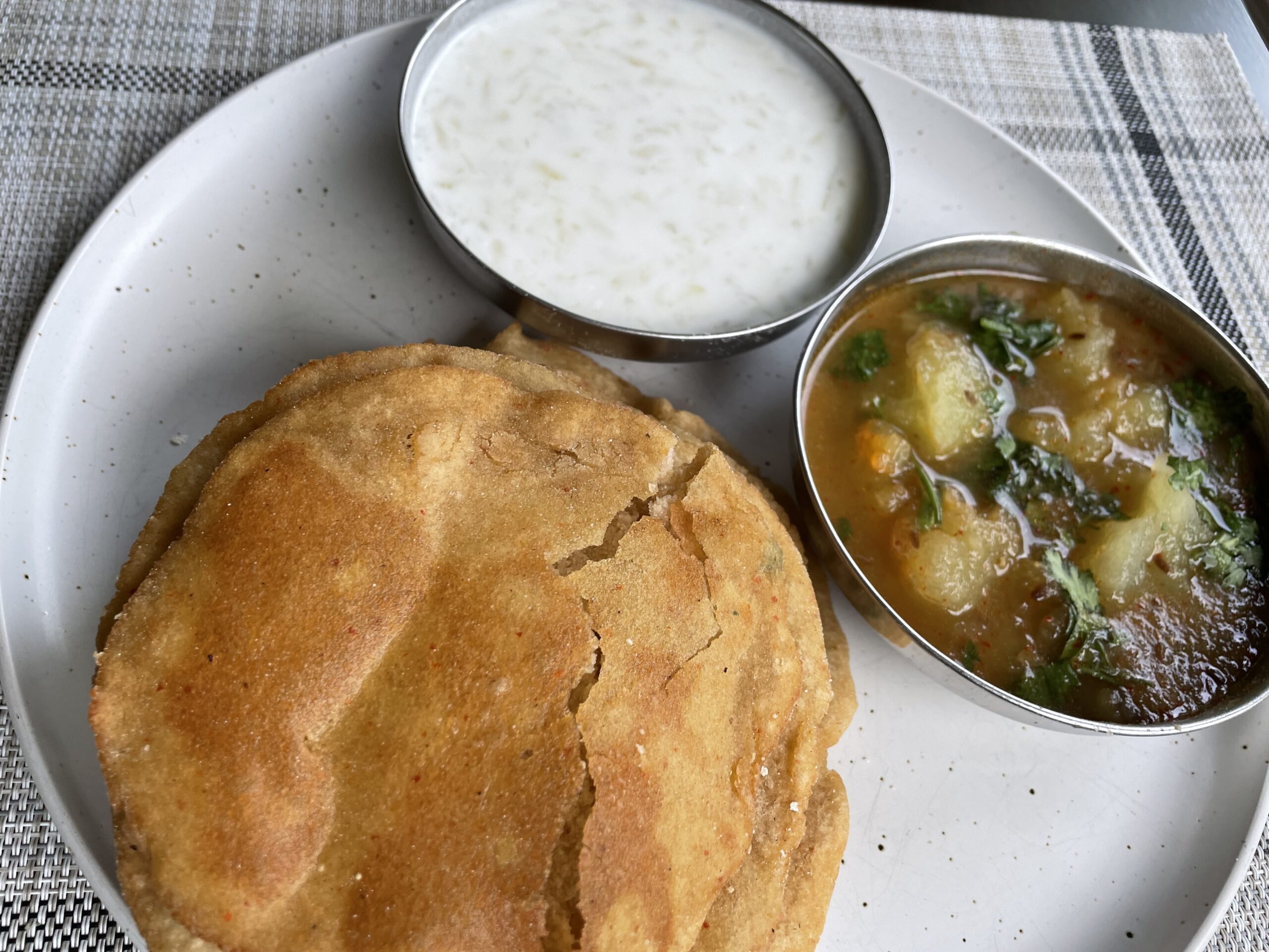 Kuttu Pooris (Buckwheat Flat Bread - Fried) | Mudita's Kitchen